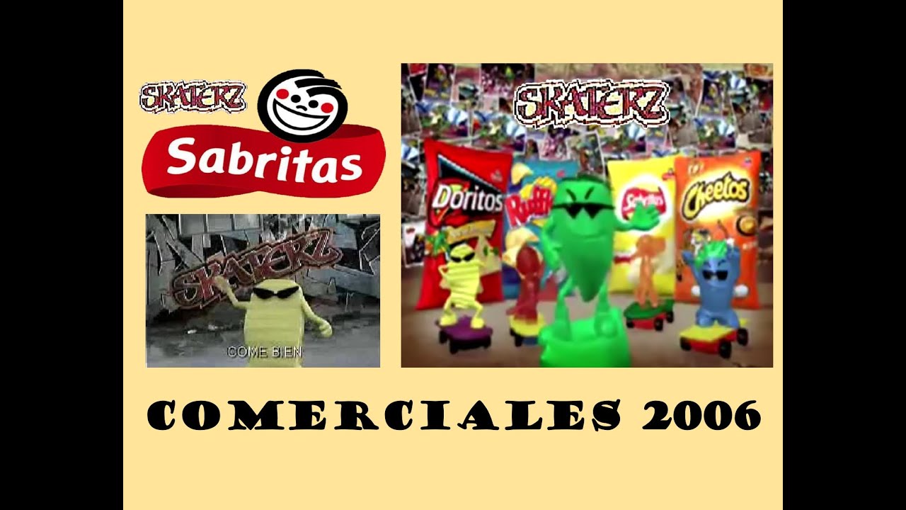 Comerciales De Los Skaterz De Sabritas (2006) - YouTube