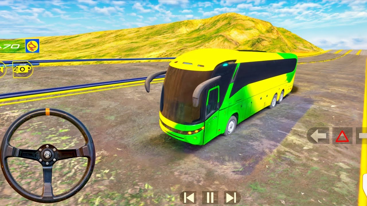 Modern Coach Bus Simulator City Bus Driving #10 - Real City Bus Driving ...