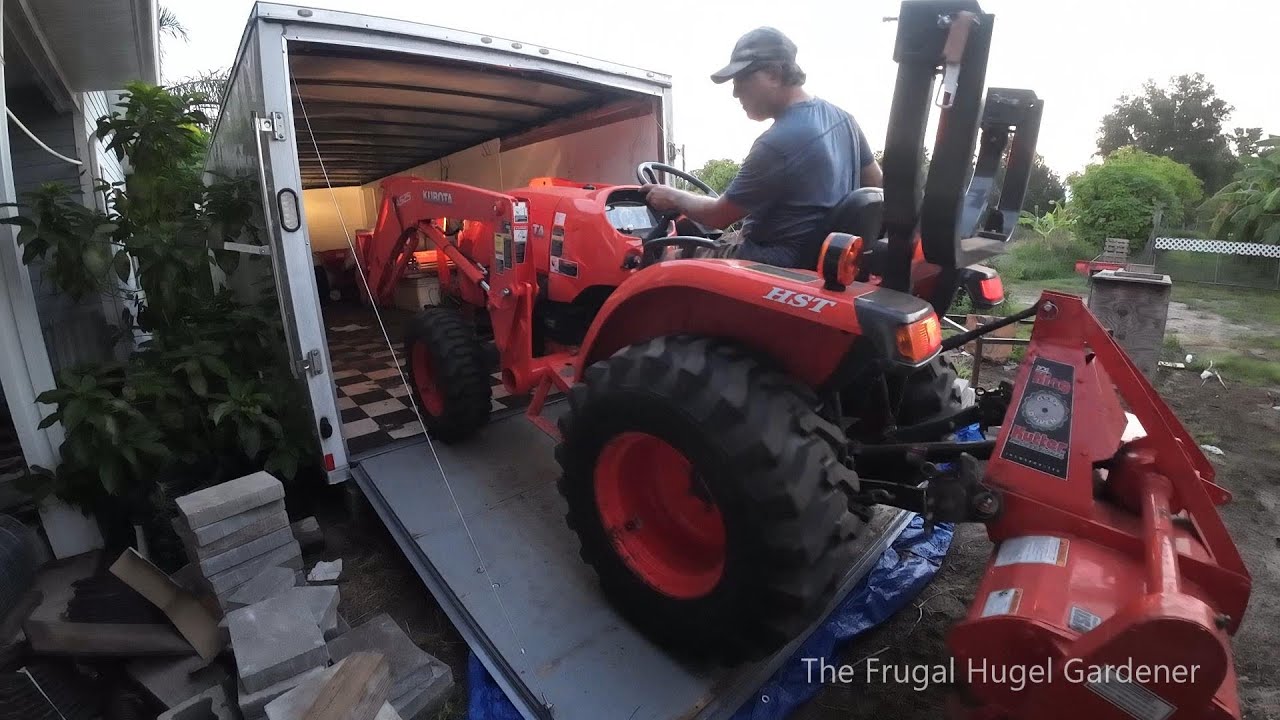 Testing Reinforced beefed up Enclosed Trailer Ramp Frame Part 6 - YouTube