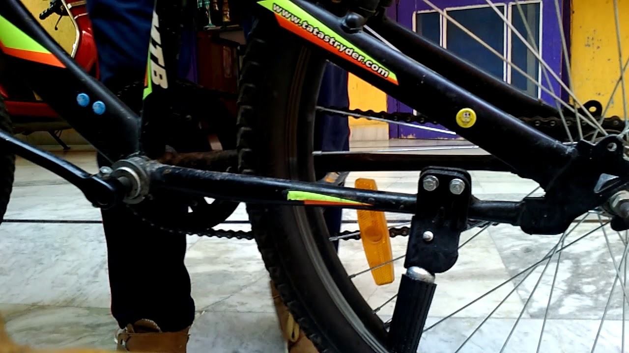 How to install foot rest in mountain bike /bicycle - YouTube