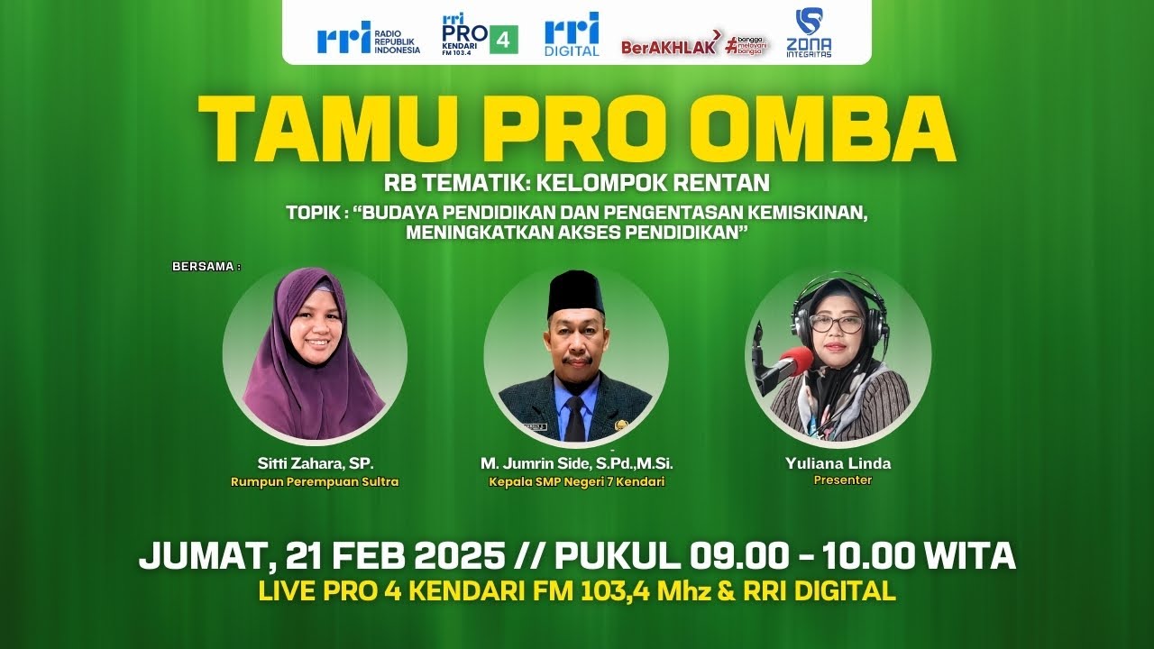 TAMU PRO OMBA "KELOMPOK RENTAN" - Jumat, 21 Februari 2025 2025 10.00 ...
