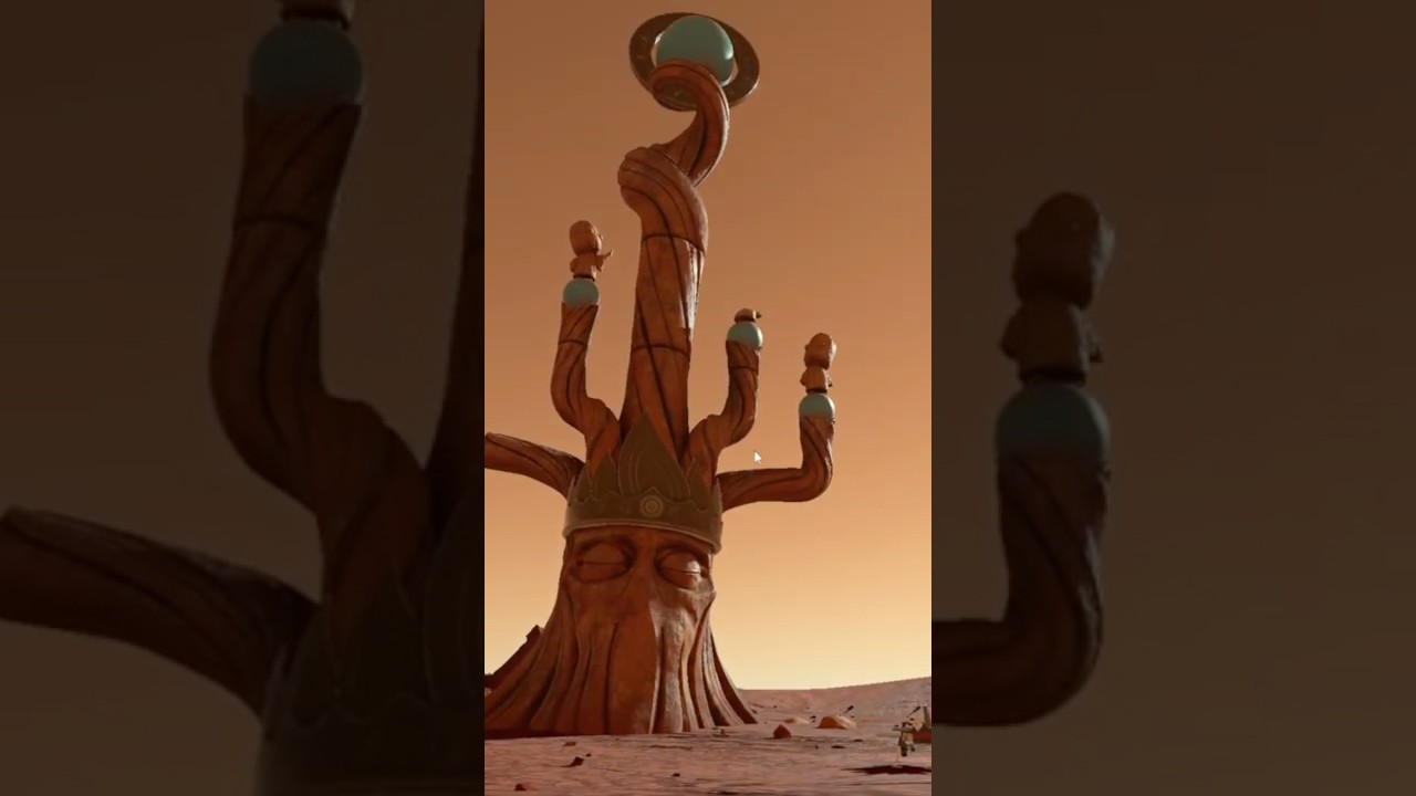 Evening drive up to the Duna Monument #kerbalspaceprogram2 #Duna #Rover ...