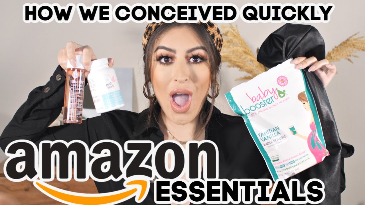 AMAZON FIRST TRIMESTER ESSENTIALS & HOW I GOT PREGNANT QUICKLY - YouTube