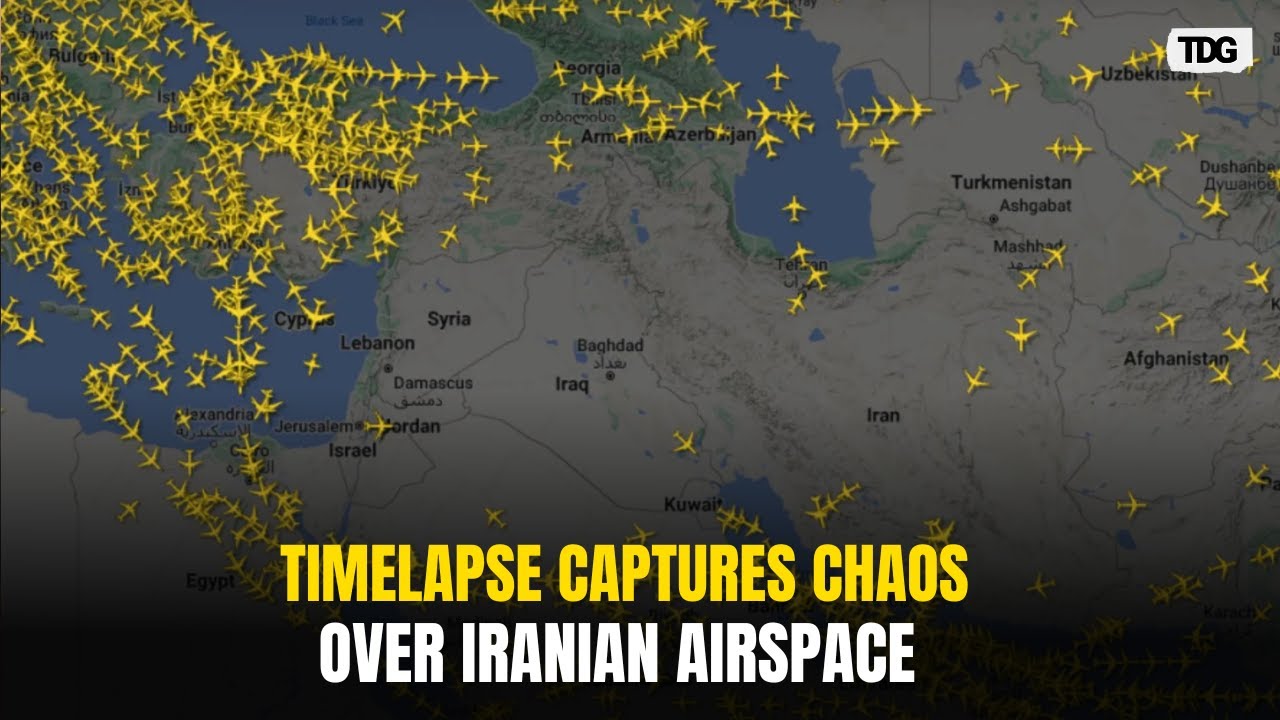Flights Flee Iran’s Skies After Israeli Strikes, Flightradar24 ...