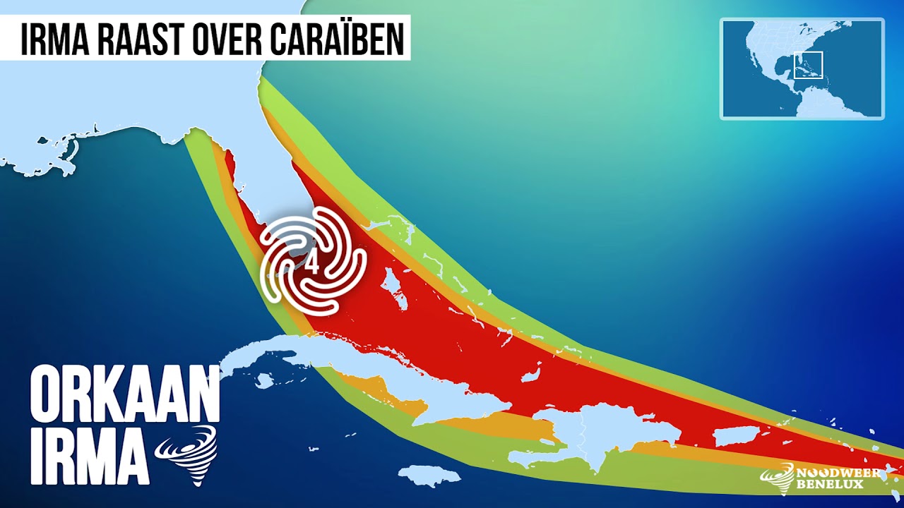 Stormtrack hurricane Irma (2017) - YouTube