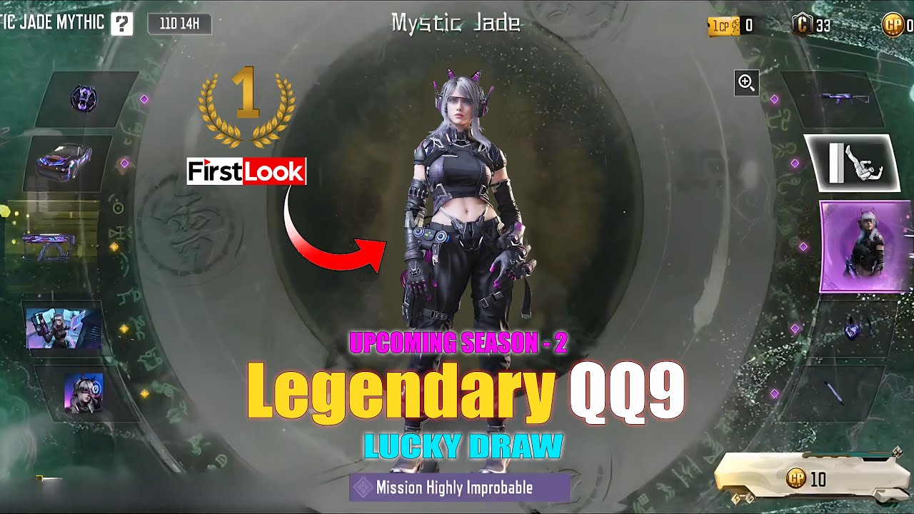 Season 2 Legendary QQ9 Full lucky draw all Rewards | Legendary QQ9 -Quantum Flash Lucky Draw in ...