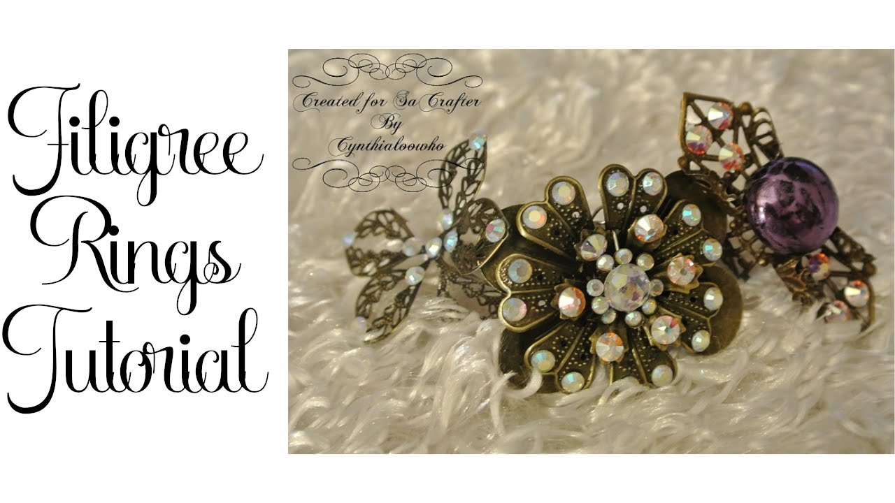 Filigree Rings Tutorial - YouTube