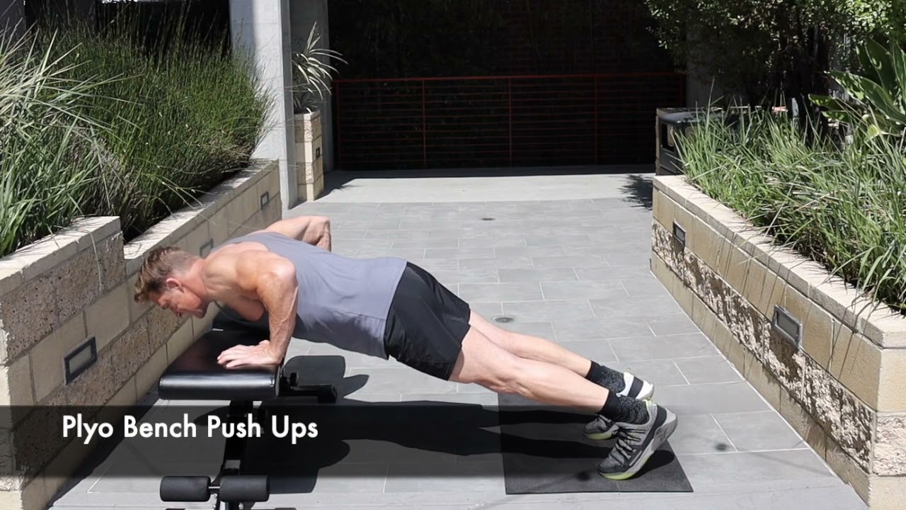 Bench Push Ups Plyo Bench Push Ups Narrow Grip Bench Push Ups - YouTube