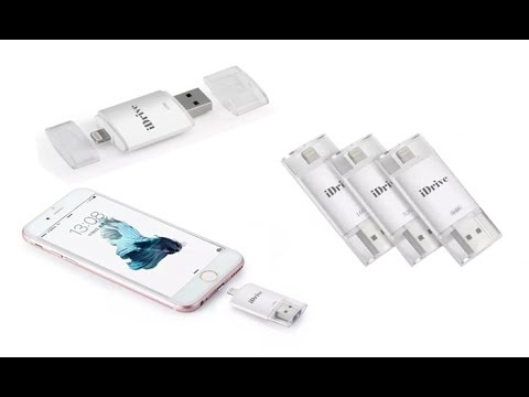 Обзор флешки iDrive для iPhone / iPod / iPad и Android OS - YouTube