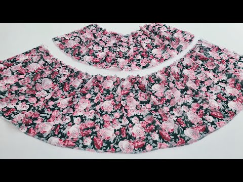 Maksi Ya da Mini / Büzgülü Kolay Etek Nasıl Dikilir / İki Model Etek Uzun ve Kısa