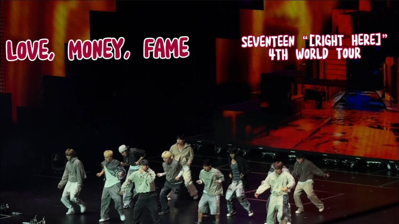 SEVENTEEN-(Love, Money, Fame) 4K“RIGHT HERE” World Tour in Oakland ...