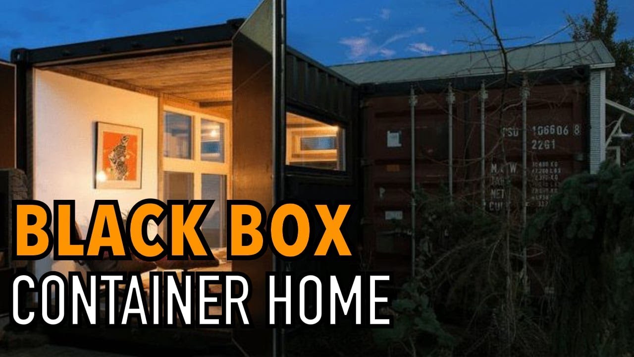 BLACK BOX Container Home (0049) - YouTube