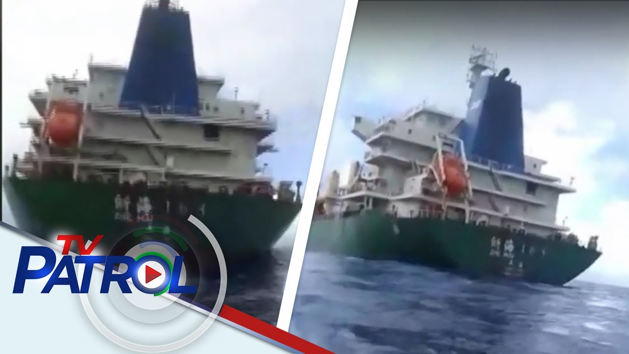 Chinese vessel sumadsad sa karagatan ng Guian, Eastern Samar | TV ...