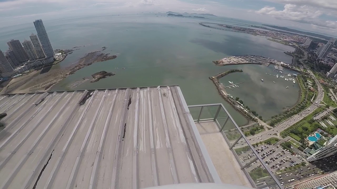 Panama City BASE jump - YouTube