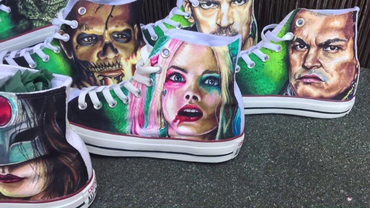 Suicide Squad Converse - Harley Quinn for Cara Delevingne, Will Smith ...