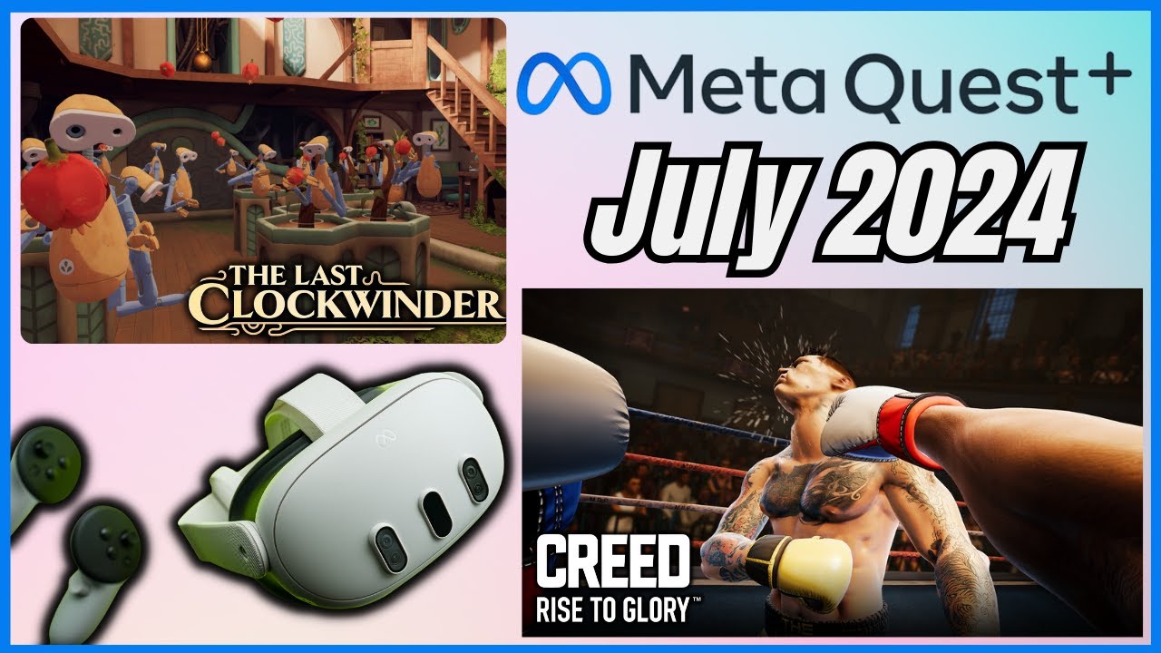 July 2024 New Meta Quest Plus Subscription New Games - YouTube