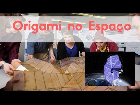 Origami in Space BYU designed solar arrays inspired by origami - YouTube