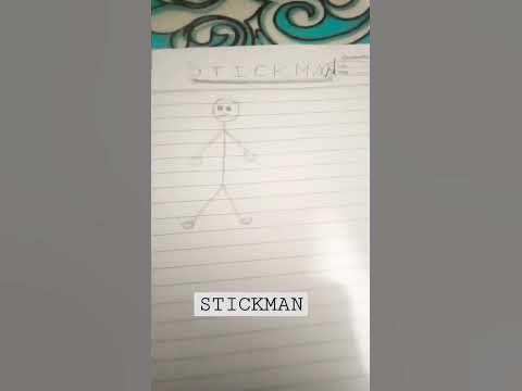 How to draw Stickman - YouTube