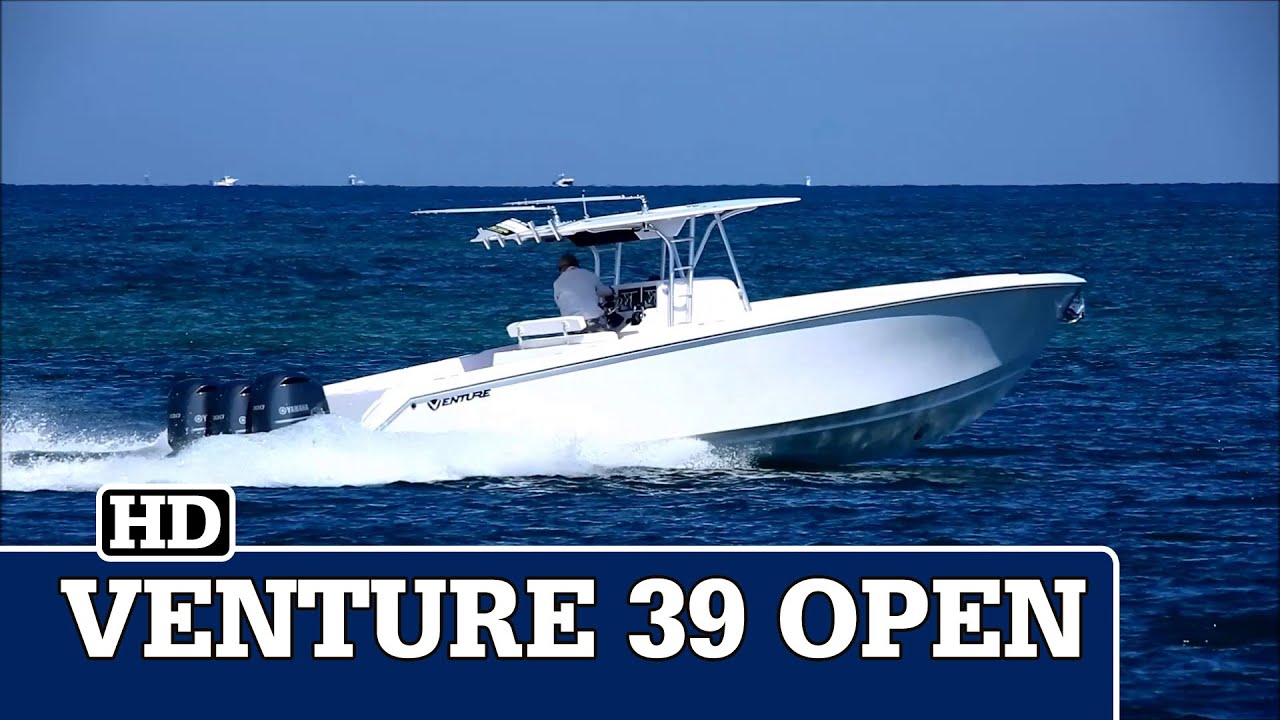 Venture 39 Open w/ Triple Yamaha 300's - YouTube