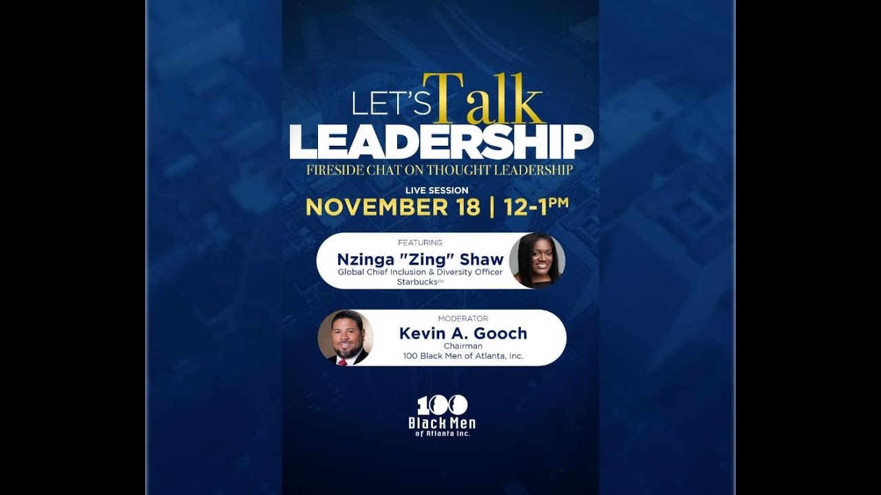 Lets Talk Leadership Episode #3 Nzinga Shaw - YouTube