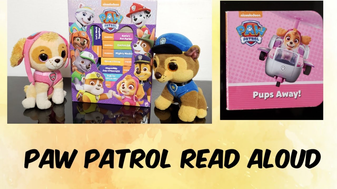 Paw patrol book no 1 read aloud Pups Away #pawpatrol #skye #marshal # ...