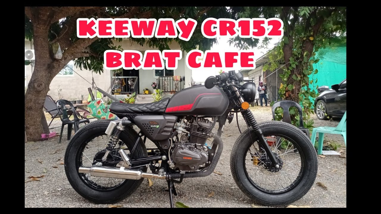 KEEWAY CR152 BRAT CAFE PARTS REVEAL - YouTube