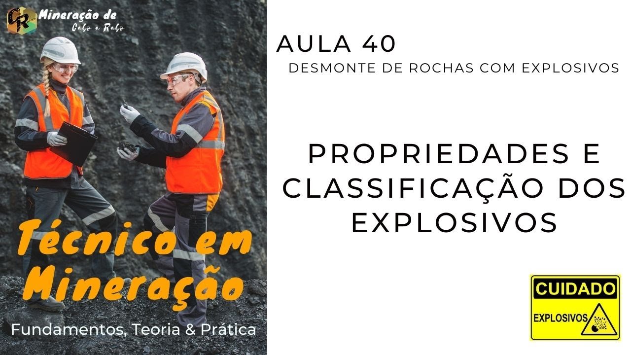 Aula 40 - TM - PROPRIEDADES E CLASSIFICAÇÃO DOS EXPLOSIVOS - YouTube