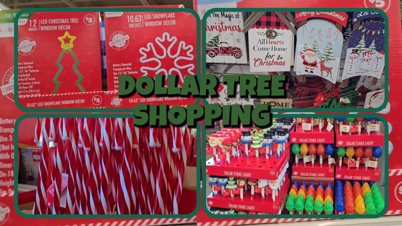 Dollar Tree Shopping New christmas finds! - YouTube