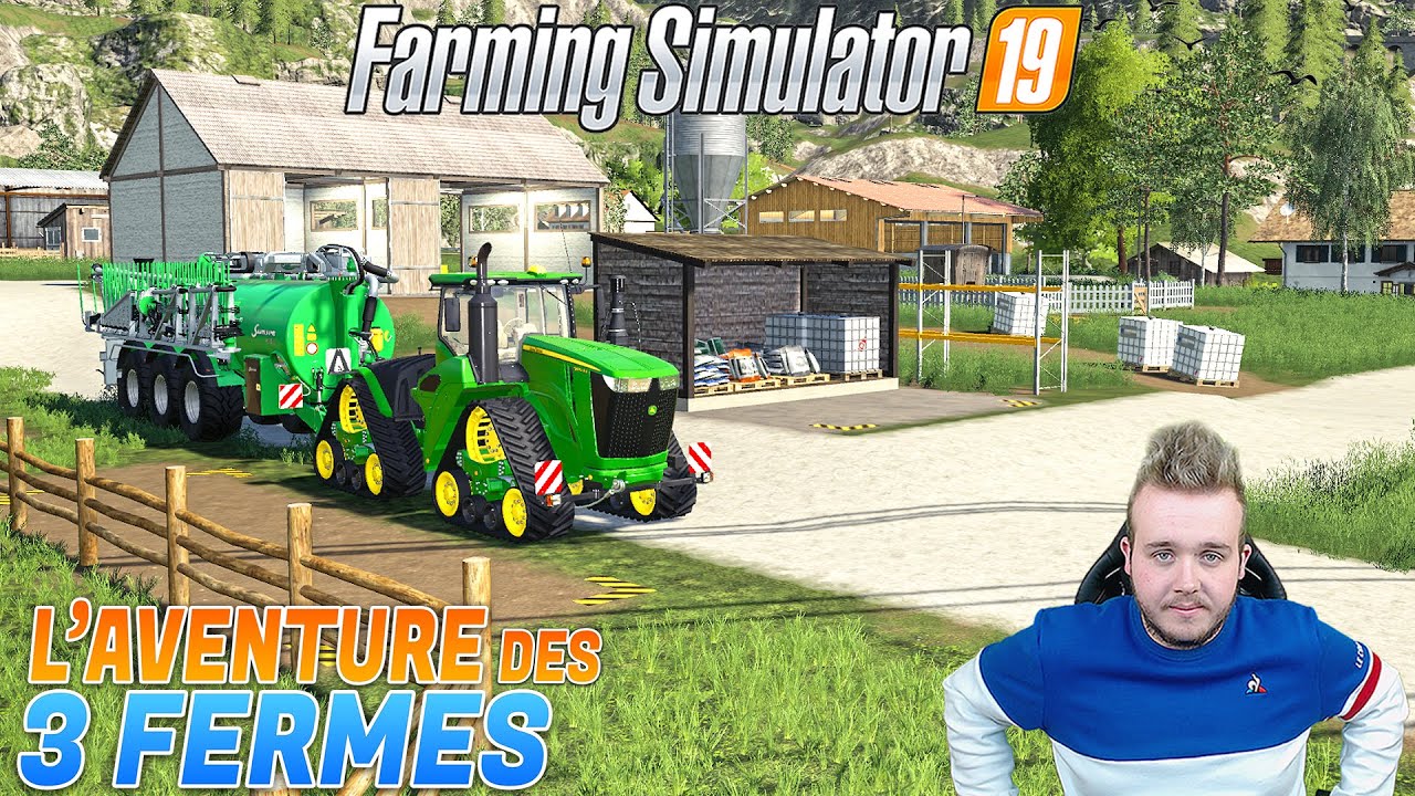 JE RETOURNE JOUER SUR L'AVENTURE DES 3 FERMES SAISON 1 ! | Farming ...