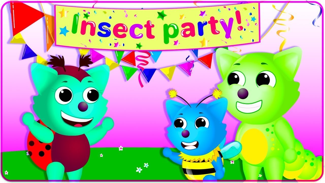 Gummy Fox Family Party Finger Family for Kids - YouTube