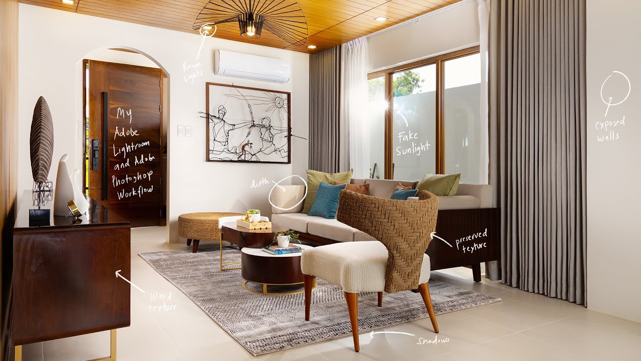 How to edit Interior Photos in Adobe Lightroom and Photoshop | My ...