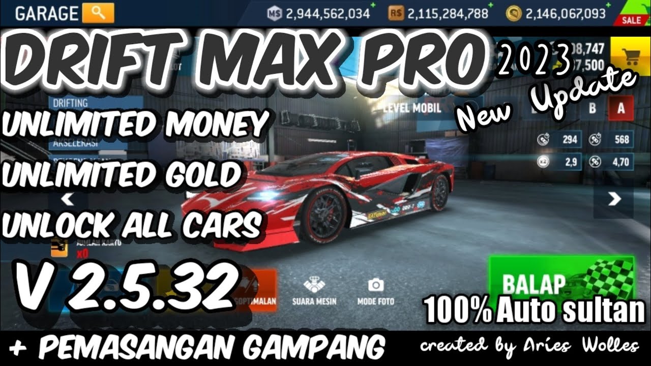 Drift Max Pro Mod Apk Unlimited Money And Gold v 2.5.32 terbaru 2023 ...