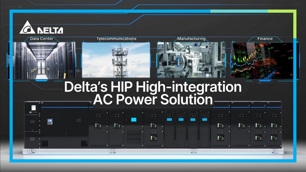 Delta presents its HIP High-integration AC Power Solution: Compact ...