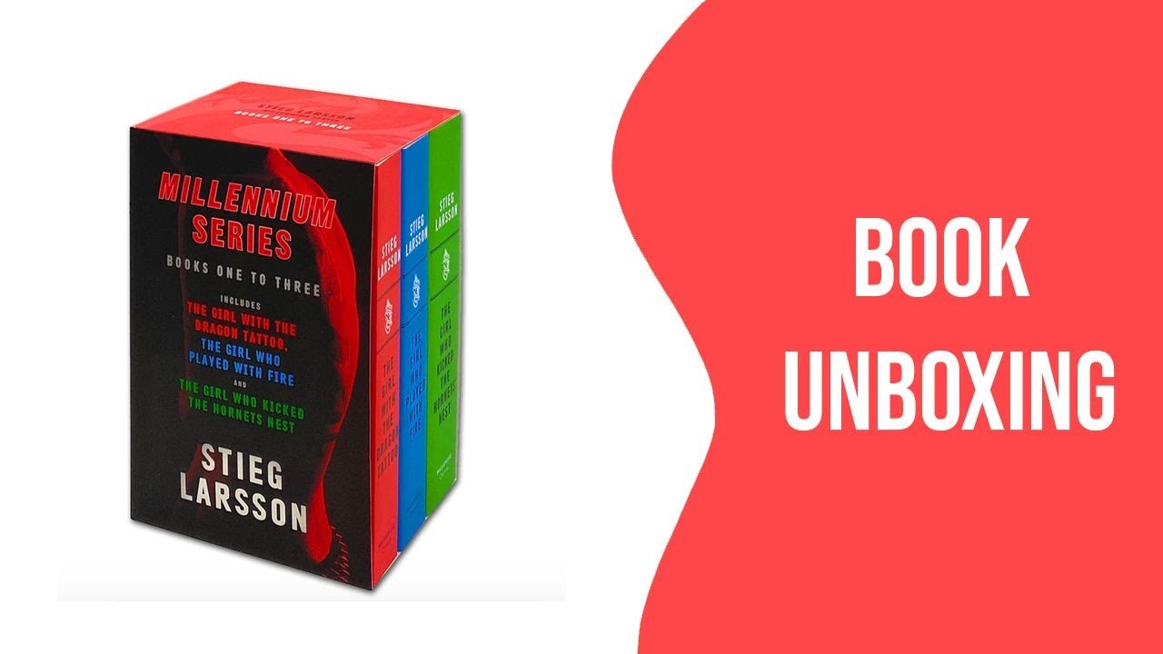 The Millennium Trilogy 3 Book Box Set by Stieg Larsson - Book Unboxing - YouTube