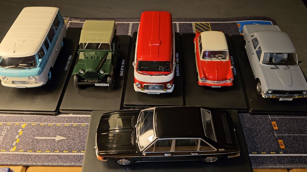 6 Eastern block models in 1:24 scale - YouTube