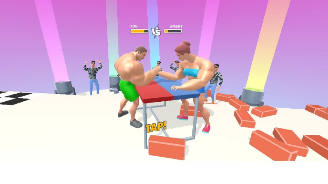 Muscle rush all levels gameplay - YouTube
