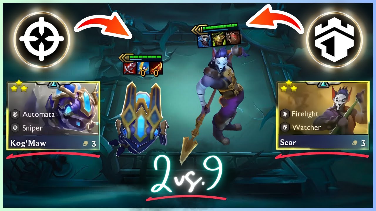 YENİ SETTE OYNADIĞIM EN GÜÇLÜ KOMP! ⭐⭐⭐ SCAR & KOG'MAW KOMPU! | SET 13 ...