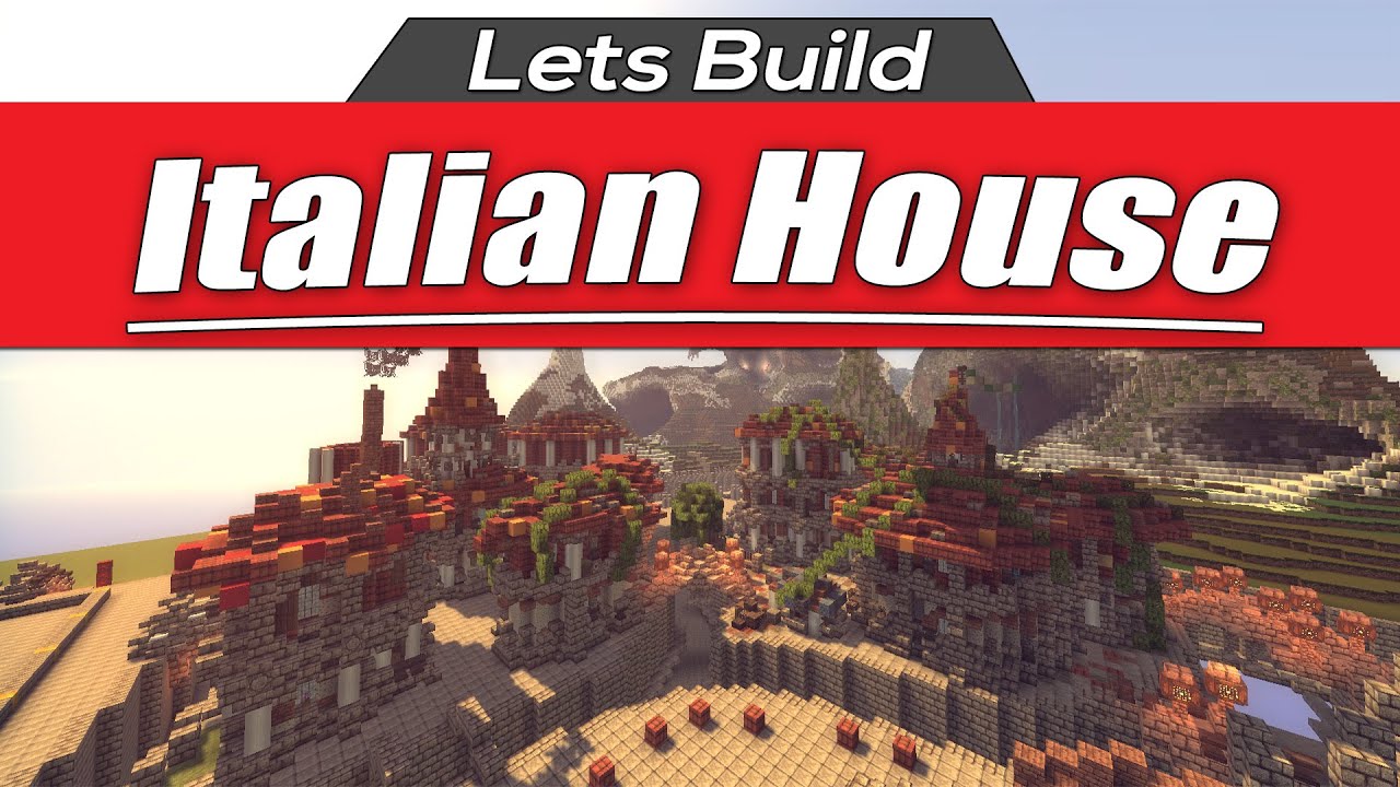 1 Minecraft Let's Build: Italian / Medieval House Xbox / Ps3 / PC - YouTube