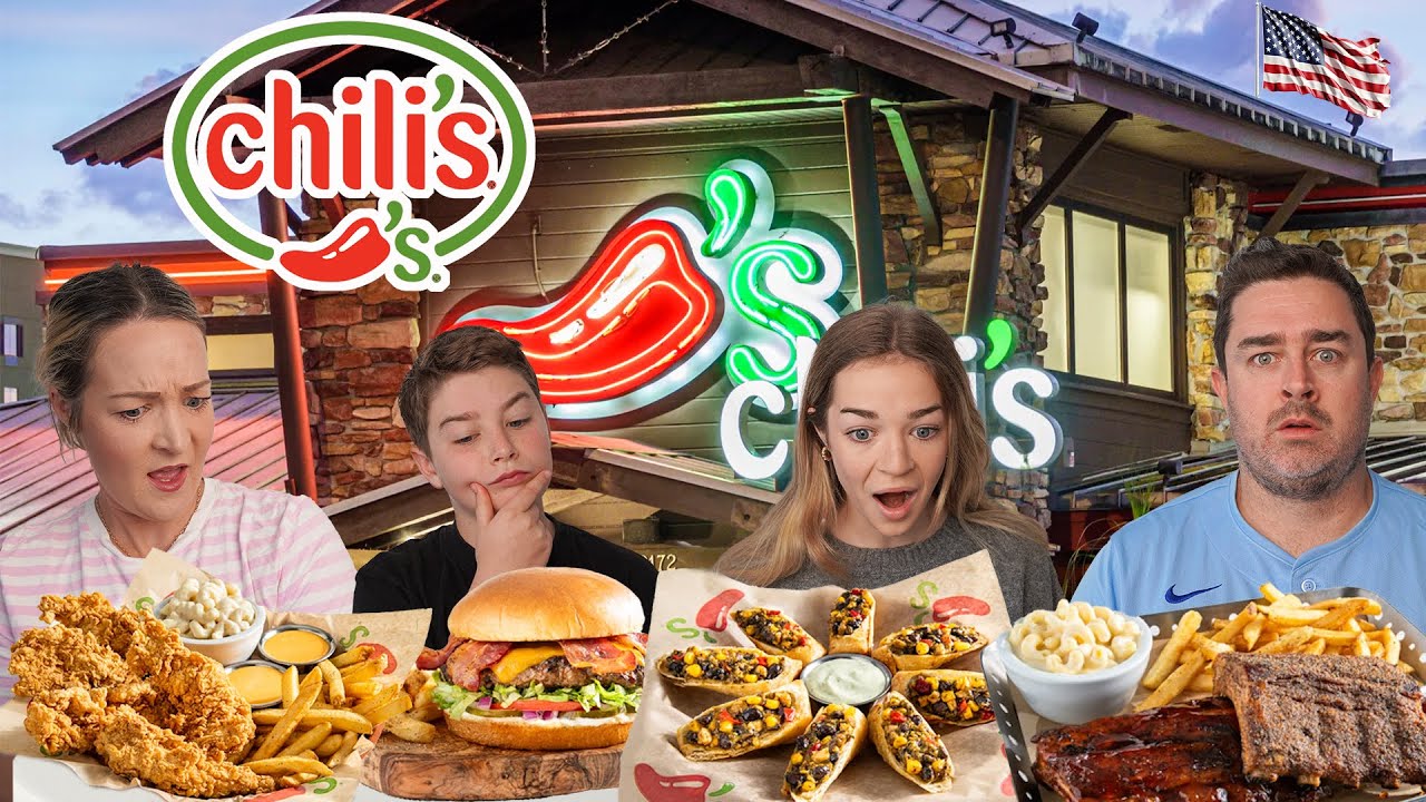 New Zealand Family try Chili's for the first time 🌶 (IS IT OVERHYPED ...