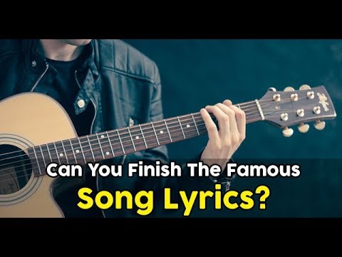 Finish the Lyrics Pop Songs Part 2 - YouTube