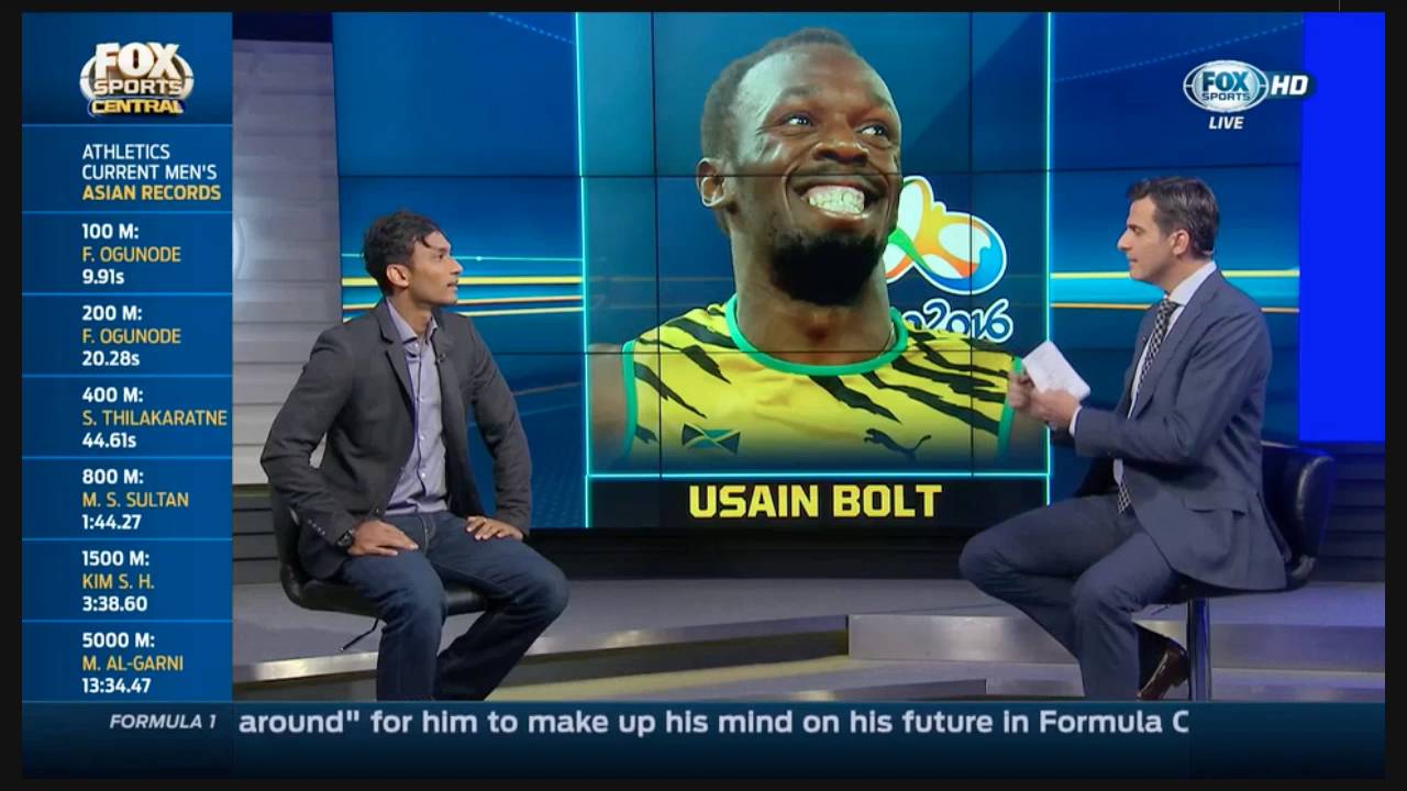 UK Shyam FOX Sports Central Interview - Rio Olympics - Predictions - 2 ...