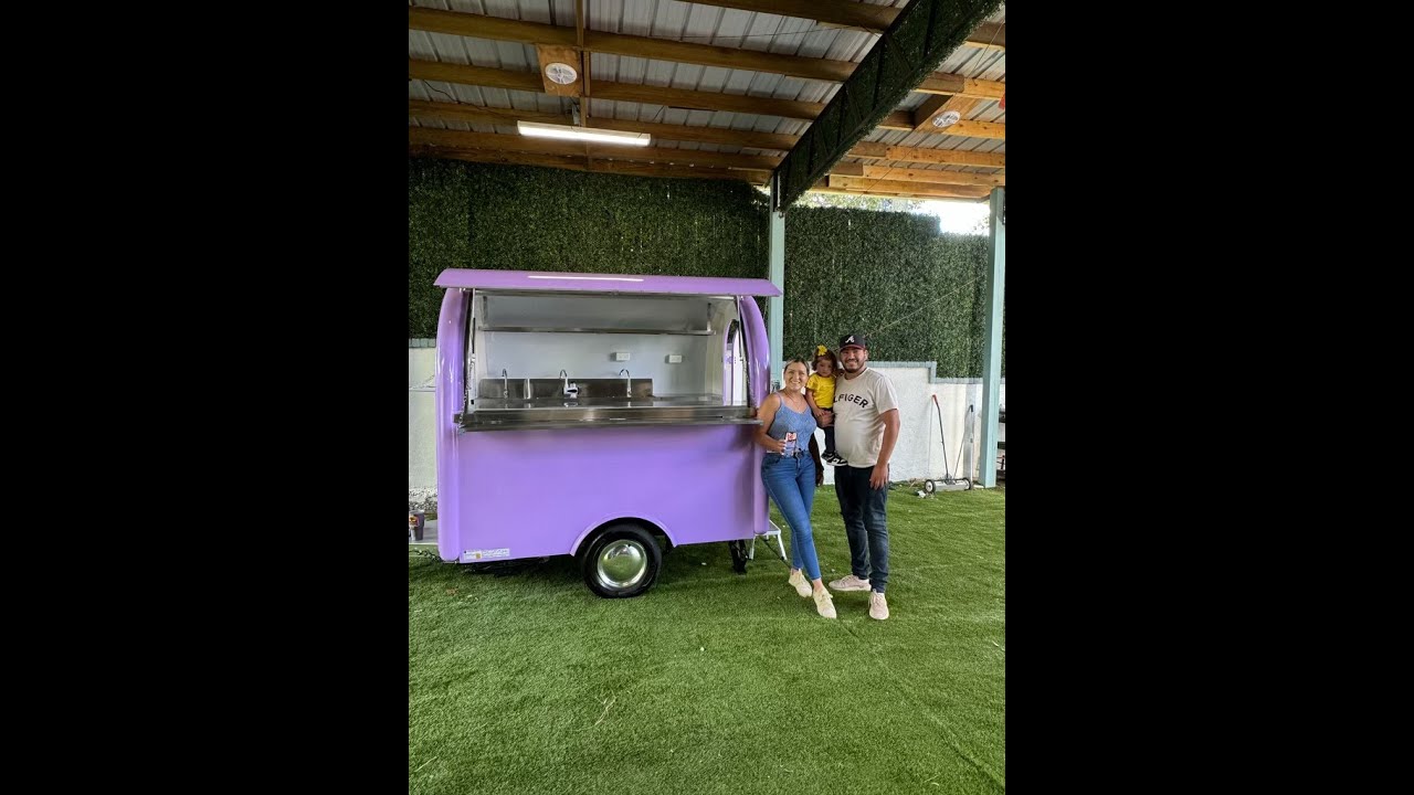 Airy Transit Light Purple Mailbox Concession Trailer, Perfect little ...