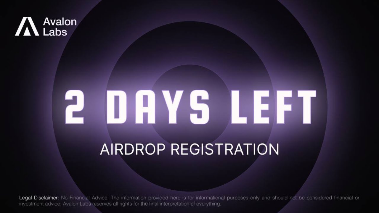 Avalon Labs Airdrop Update: Avalon Airdrop Registration Procedure - YouTube