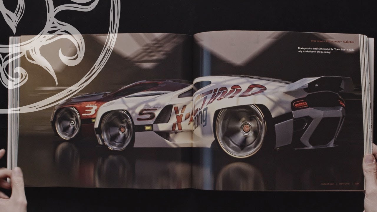 DRIVE Vehicle Sketches Art Book (Complete Book Flip Through) - YouTube