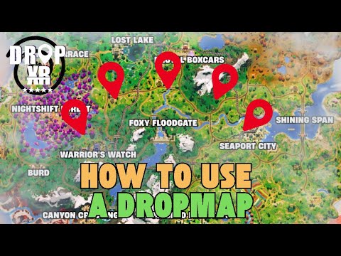 How to use a Dropmap in Fortnite 2025 (FREE DROPMAPS) - YouTube
