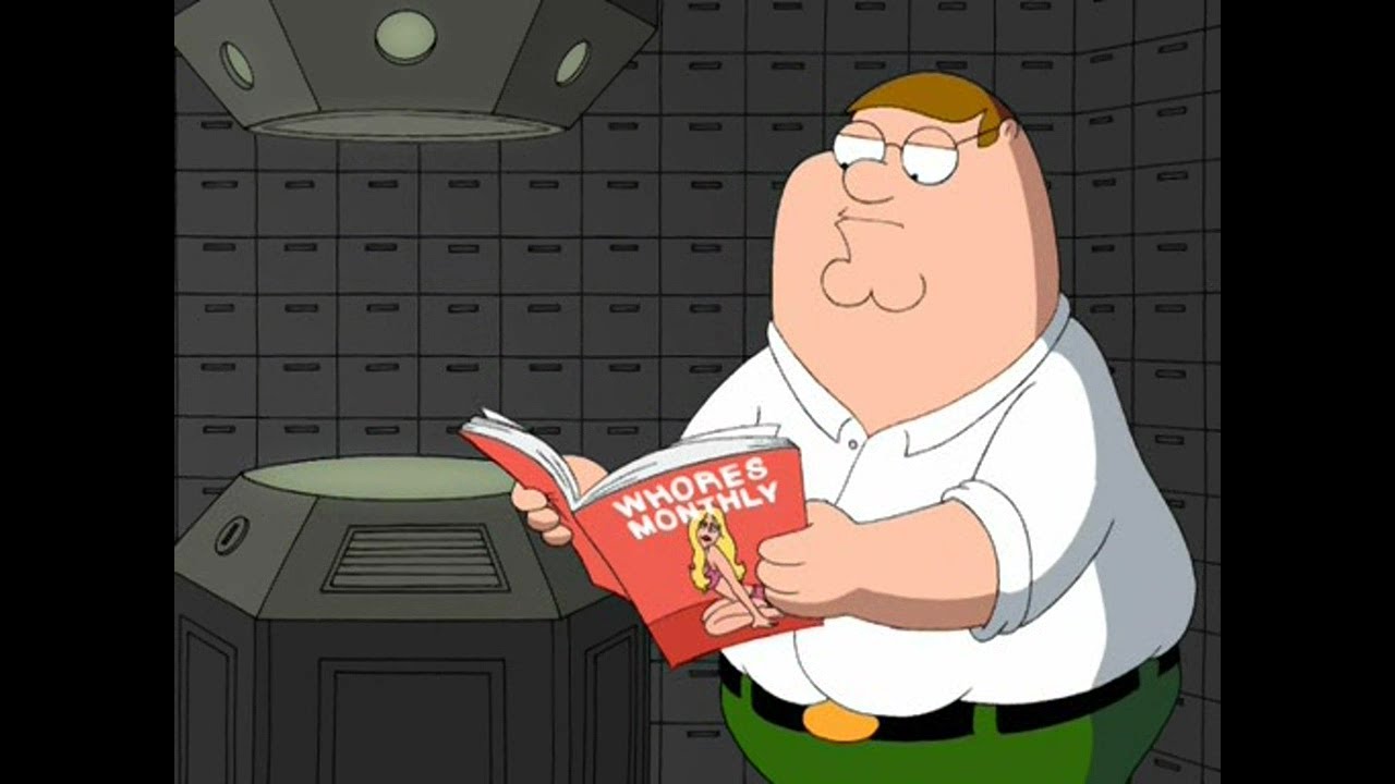 Family Guy - Peter's p0rn hiding place - YouTube