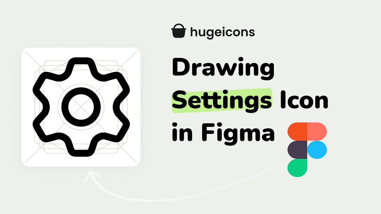 How to draw a settings icon in Figma - YouTube
