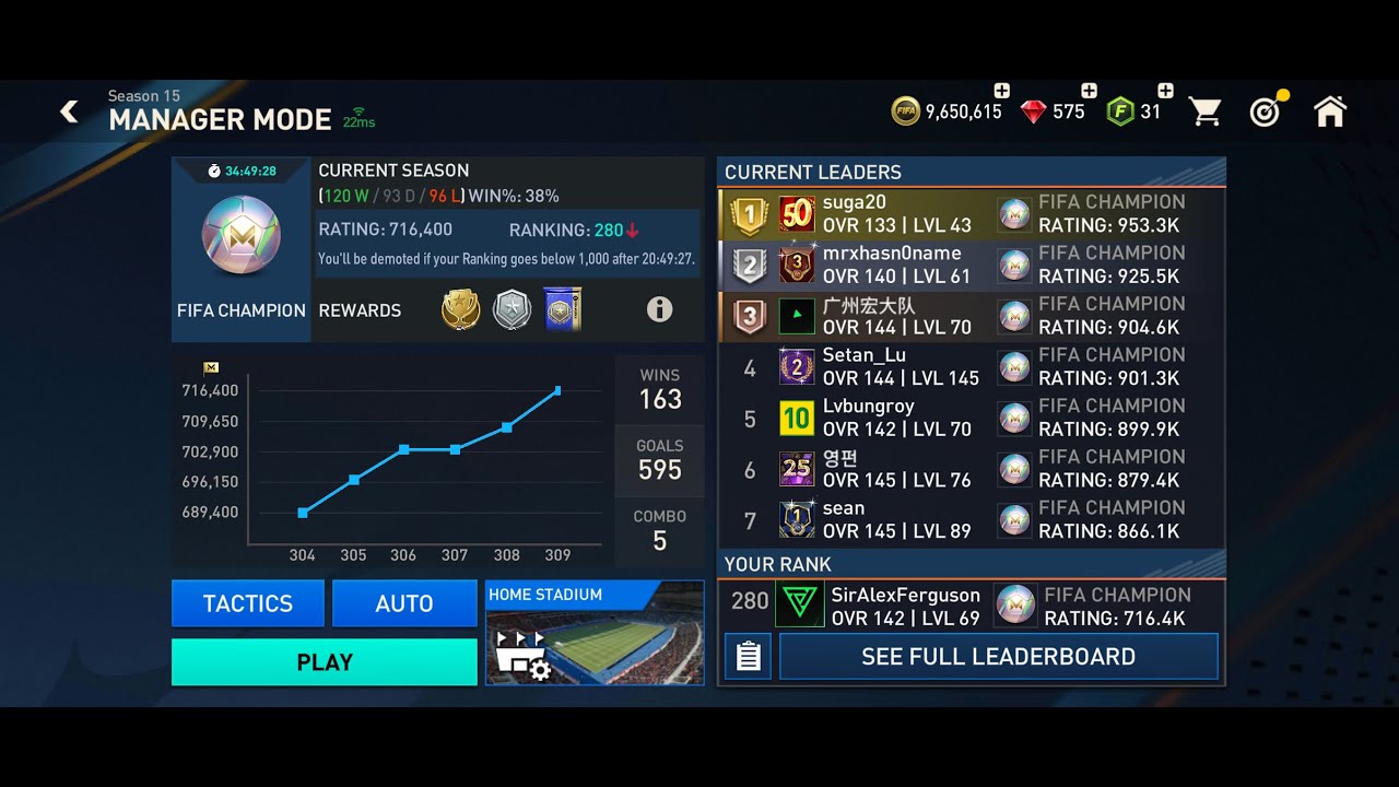 FIFA MOBILE Sharing Manager MODE TACTICS and FRIENDLY MATCH with VIEWER ...