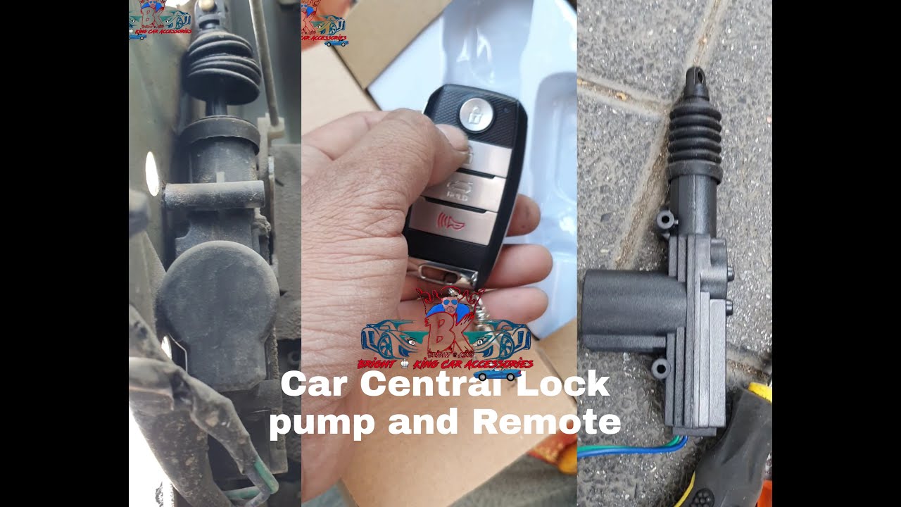 How to install Mazda 323 1998 - 2003 Central Lock pump and Remote ...