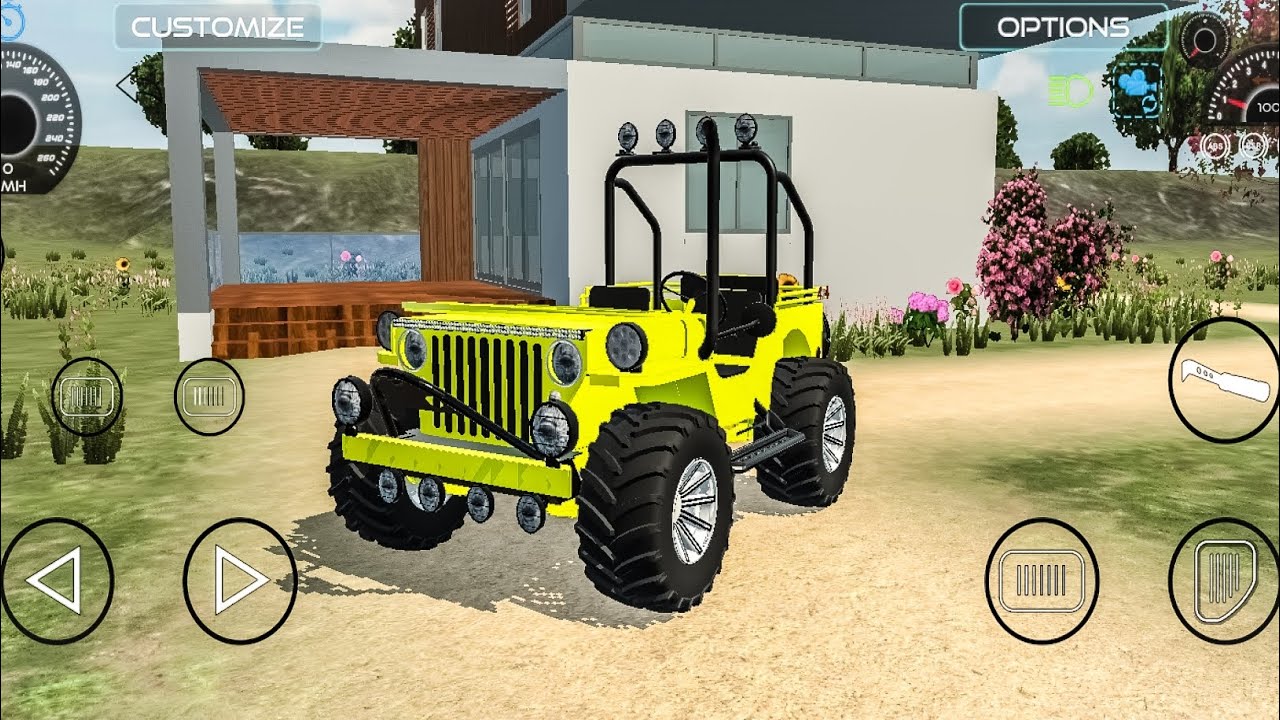 Modified Landy Jeep Offroad - indian car simulator 3d game - YouTube